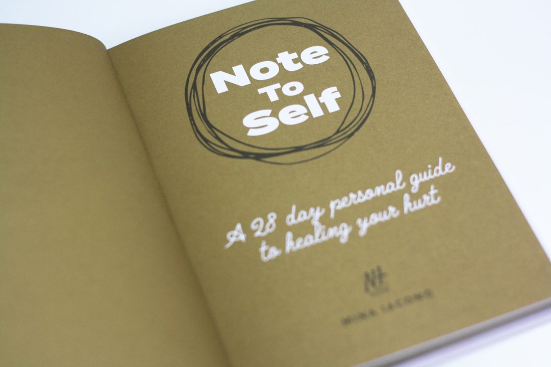 Note To Self - Journal design - Firefly Creative Studio